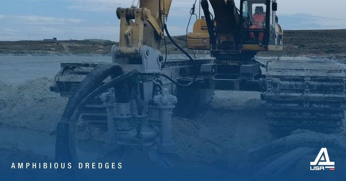 DRSP Series Amphibious Dredge | Advanced Dredging Technology | Dragflow USA